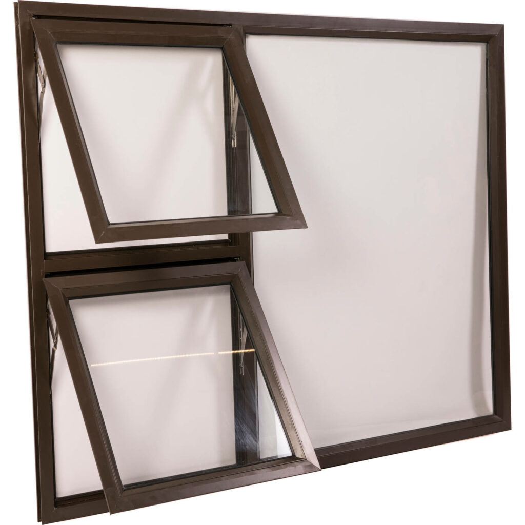 ALUMINIUM WINDOW 1212 BROWN – Siyanda Hardware